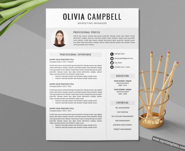 Student CV Template, Curriculum Vitae, Simple CV Format Design, Modern ...